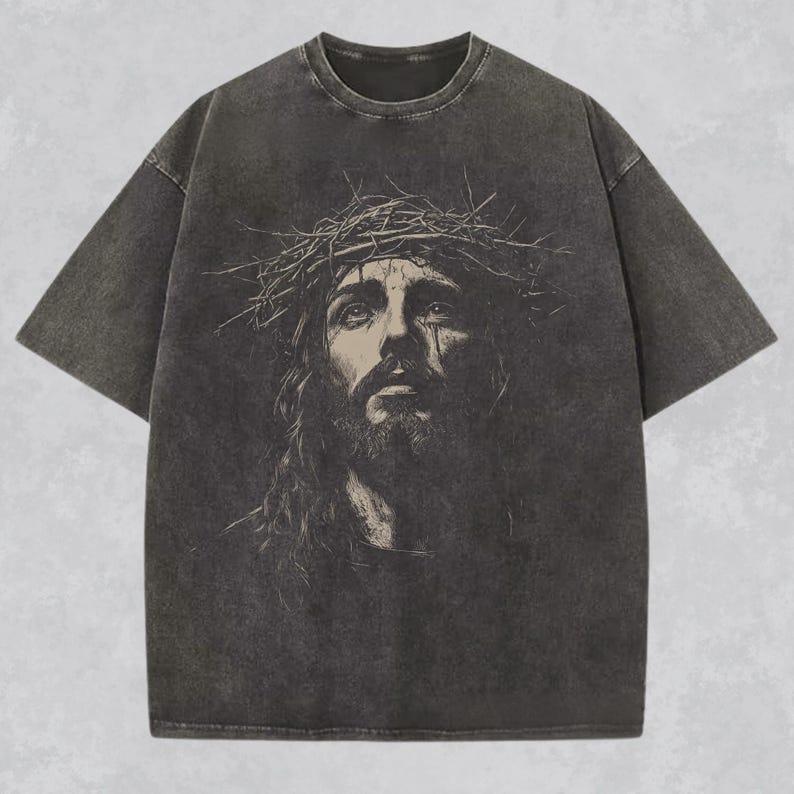 Jesus Shirt Christian Streetwear Religious Gift for Him or Her Faith ...