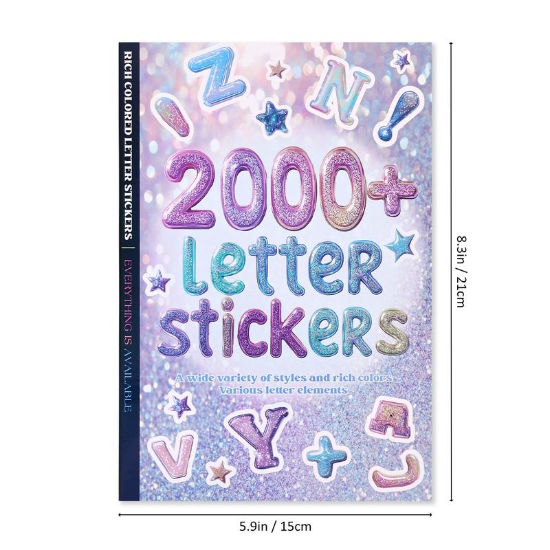 2000+ Colorful Alphabet Stickers for Journaling & Crafts - TikTok Shop