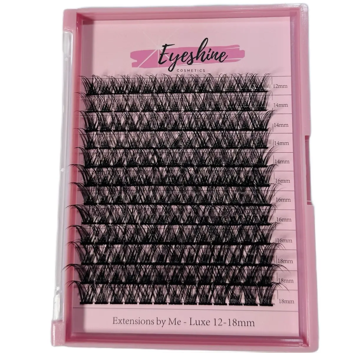 Eyeshine Luxe (Variant sizes black 12-18mm Lash Clusters only glue sold ...