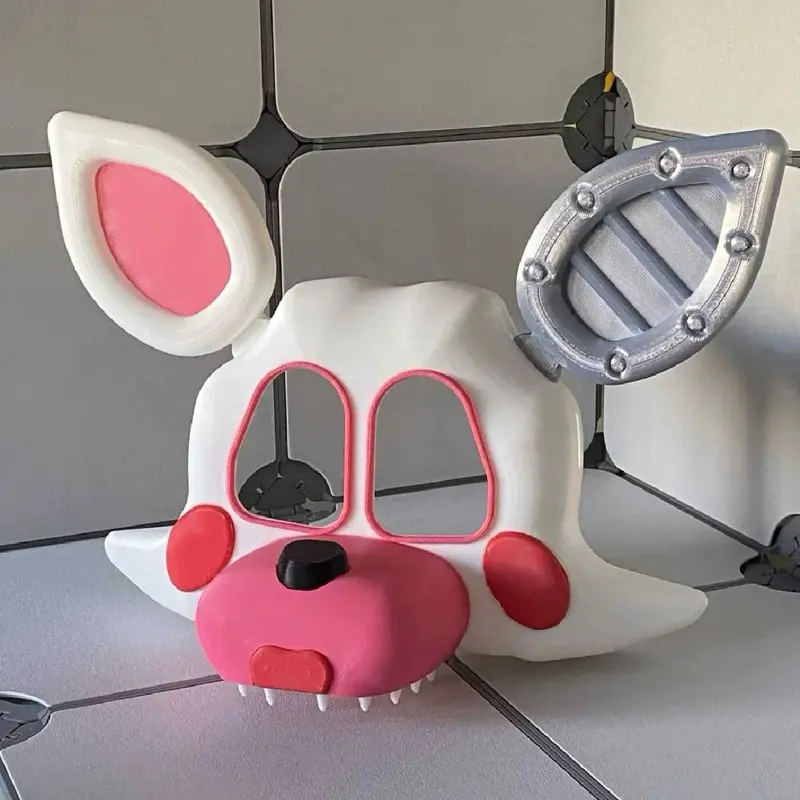 FNAF Character Mask - Mangle Custom 3D Printed Animatronic Masks- Five ...