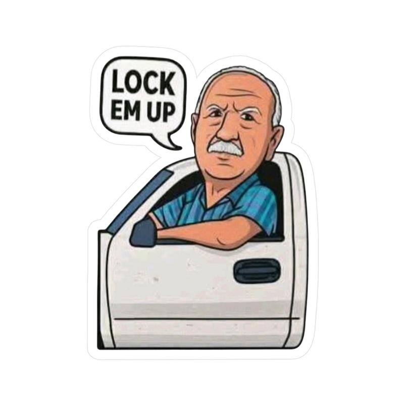 Lock Em Up Kiss-Cut Vinyl Decals - TikTok Shop