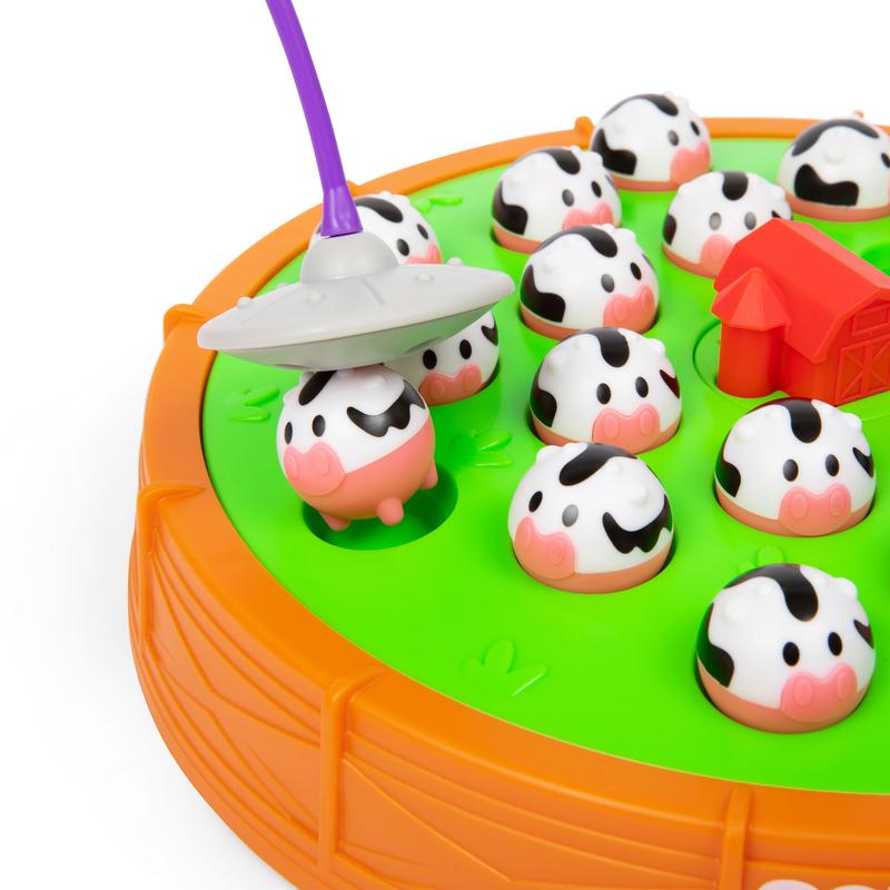 Relatable Cows In Space Game Kids UFO Game w/ Headbands Spinning Base ...