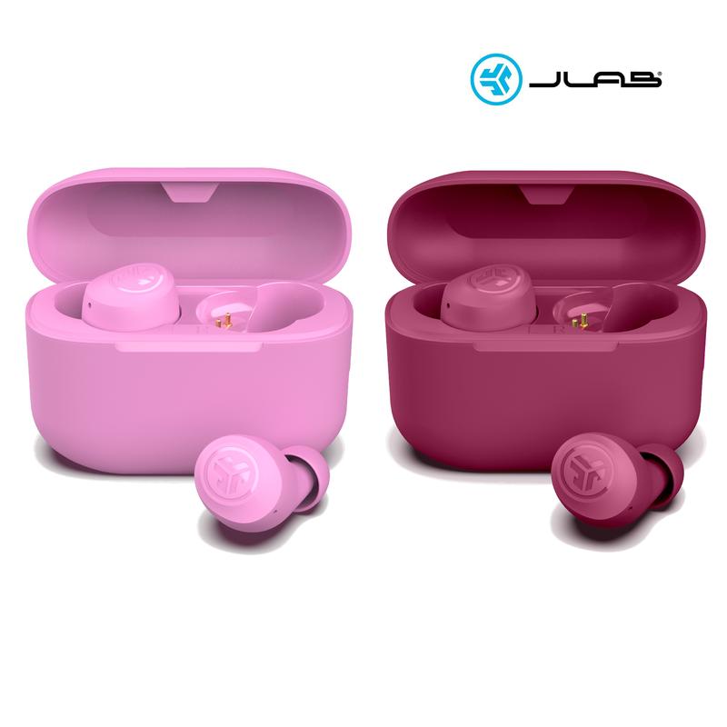 2 Pack: GO POP+ Bluetooth Earbuds in Dark Pink & Pink, 35+ Hour ...