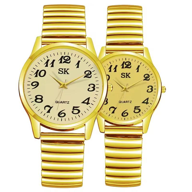 SK Men's & Women's Business Watch Set Romantic Bohemian Style Elastic ...