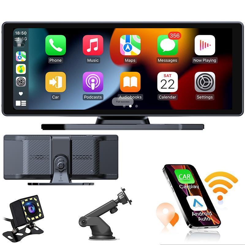10.26 Inch Wireless Car Play Screen, 1 Set Portable HD Touch Screen Car ...