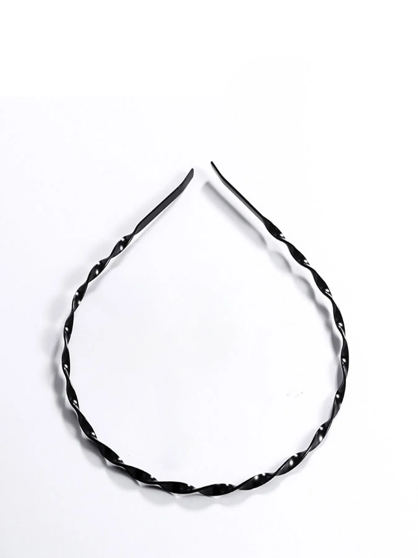 Men's Minimalist Metal Hairband, 7 Styles Available, Casual Wave Design ...