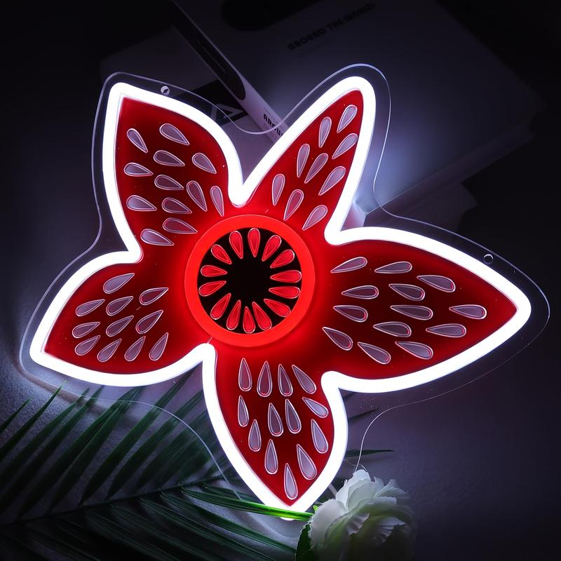 Stranger Things Led Neon Signs - Demo’neon Gorgon and 'Demo' Dimmable ...