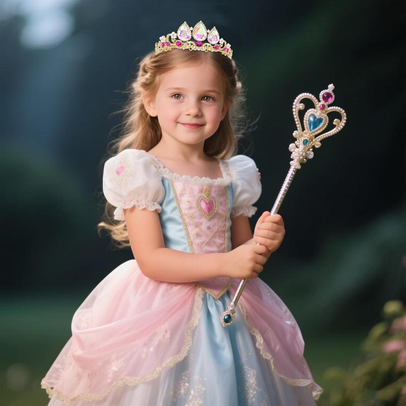 Semato Princess Crown for Girls Princess Character Costumes Girls Tiara ...