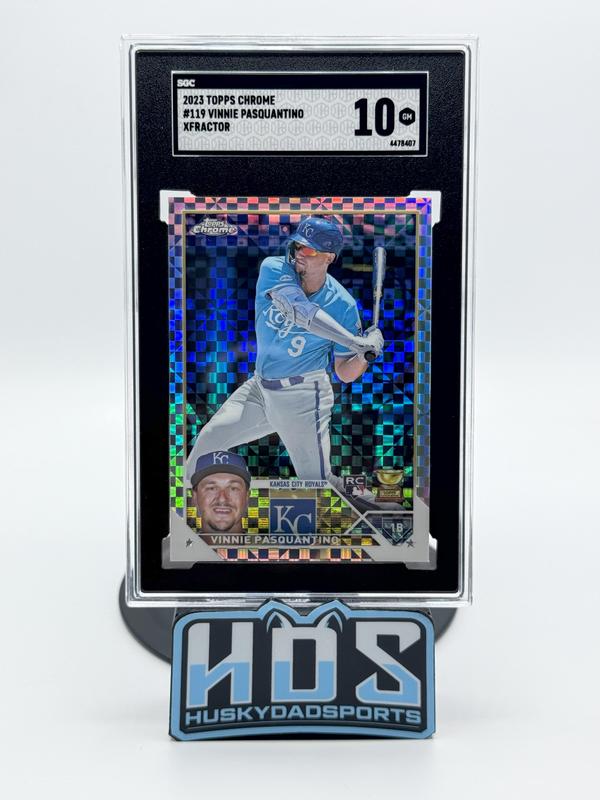 Vinnie Pasquantino sgc 2023 Topps Baseball Chrome #119 XFractor 10 ...