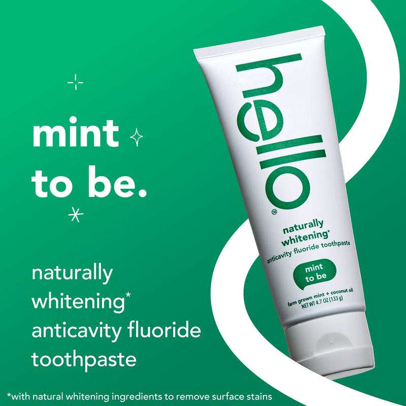 hello naturally whitening fluoride toothpaste