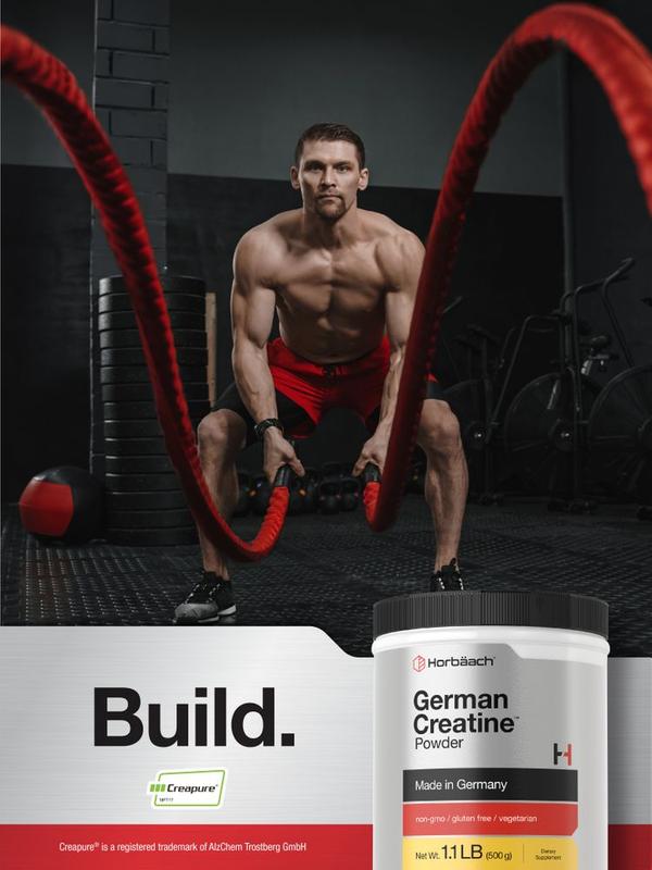 Horbäach German Creatine Powder 500g | Made in Germany with Creapure ...