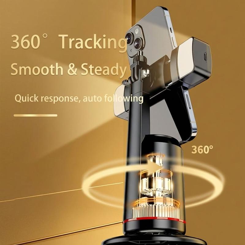 Auto Face Tracking Phone Tripod for Live Streaming and Vlogging, 360 ...