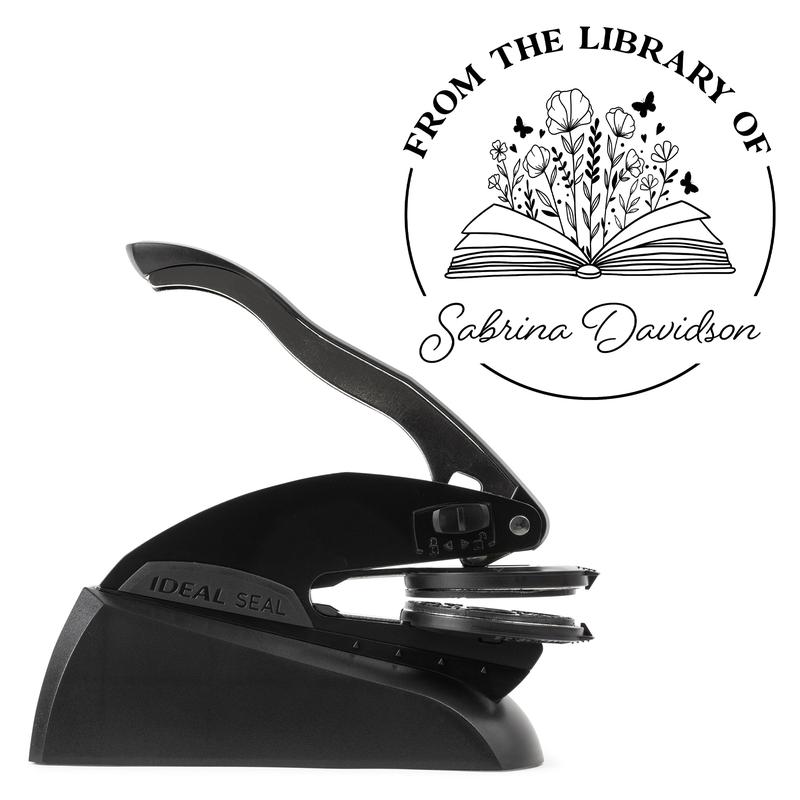 Custom Library Book Embosser | Custom Embosser | Ex Libris | From The ...