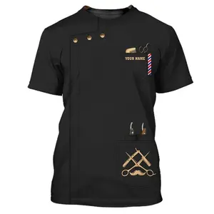 Customized Pet Groomer Salon Shirt Falk'O Poils Toilettage A Domicile ...