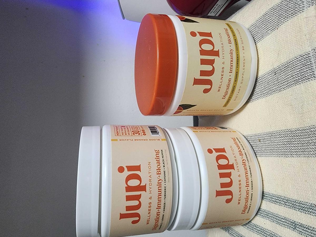 Jupi Wellness and Hydration Drink | Turmeric and Ginger Supplement with ...