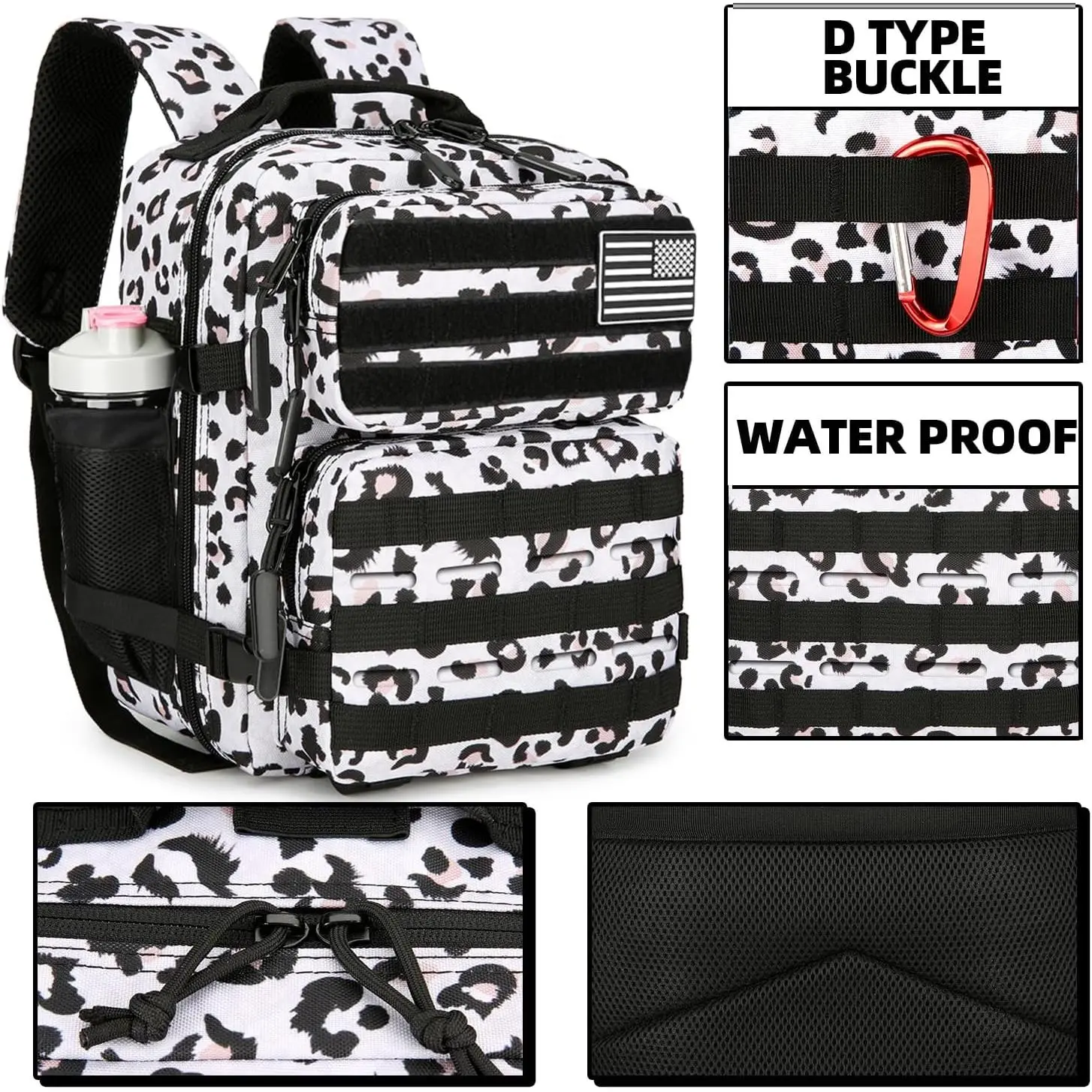9L Mini Small Tactical Backpack Bag for Men Women, Great for Hiking and ...