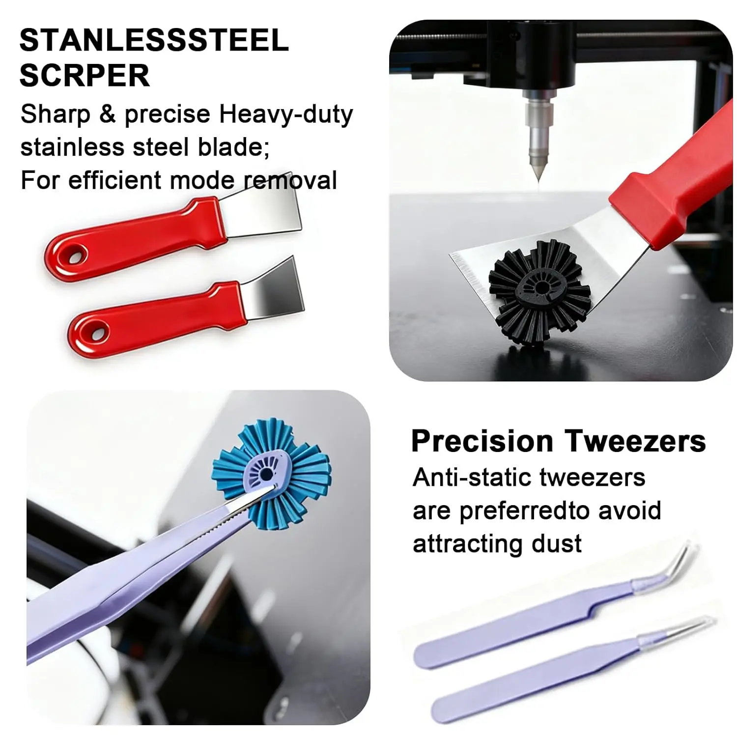 53 count Printer Tool Kit, Printing Accessories Includes Nozzle ...
