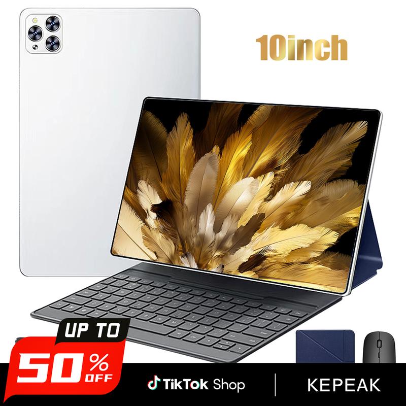 KEPEAK 10.1" Android 7.0 Tablet – 2GB RAM, 32GB, Dual SIM, 1280x800 IPS ...