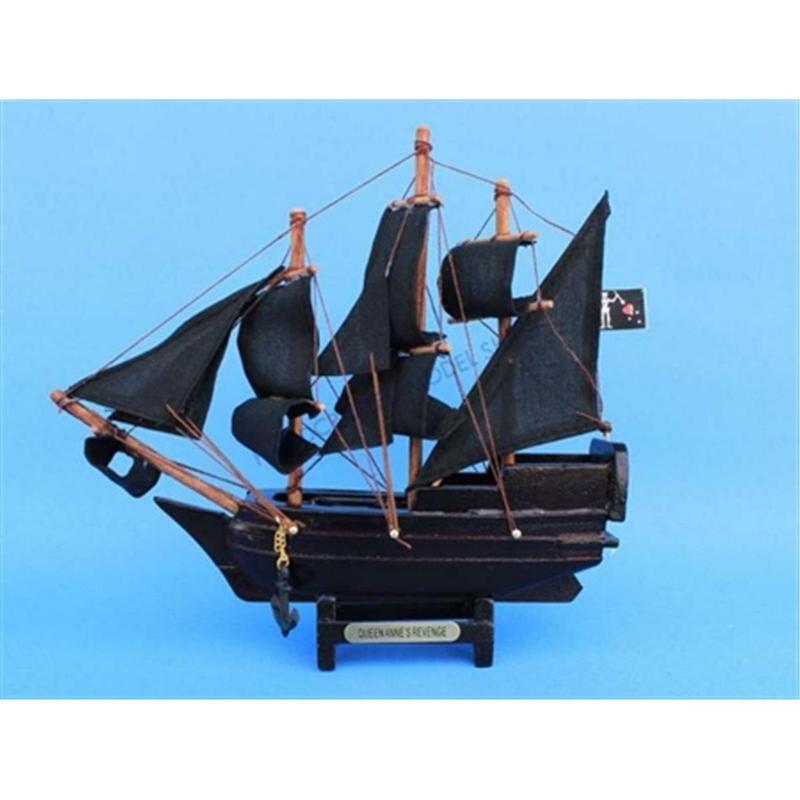 Handcrafted Model Ships Blackbeards Queen Annes Revenge 7 in ...