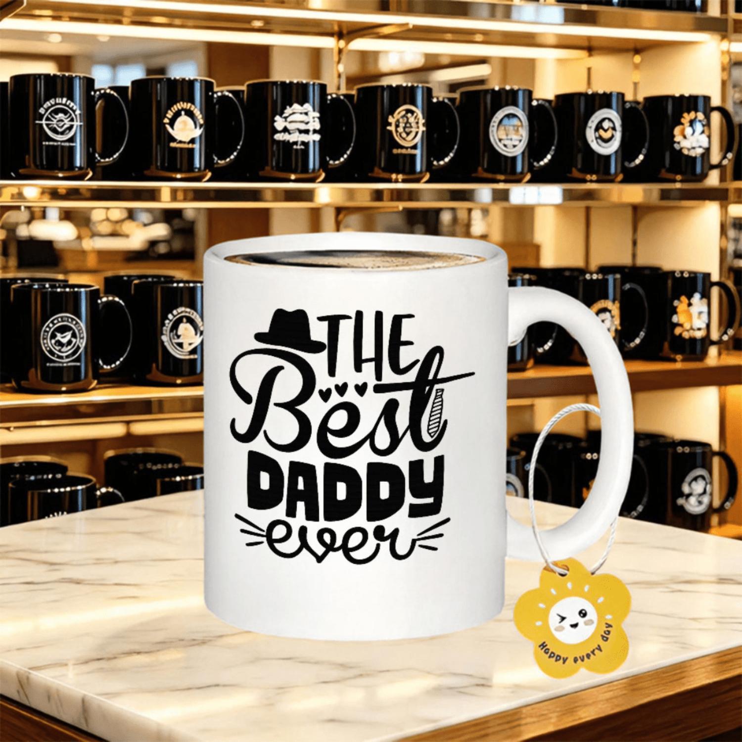 The Best Daddy Ever Logo Ceramic Coffee Mug Coffee Cup Tea Mug ...