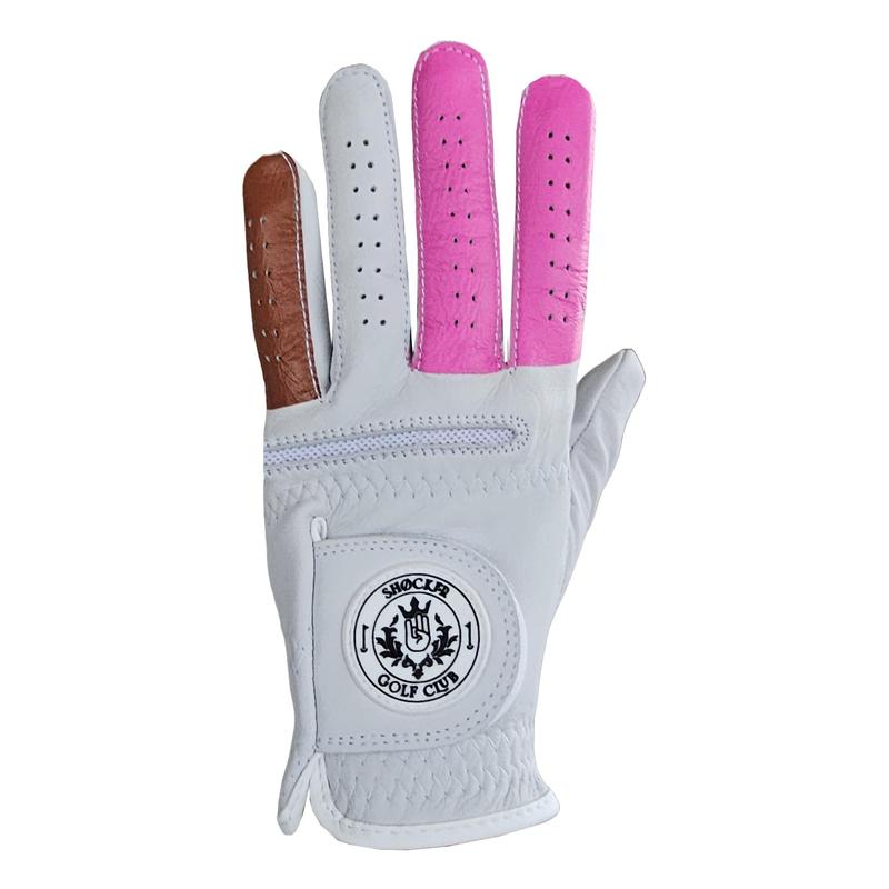 Shocker Funny Golf Glove Men's - Accessories For Men Adult Cabretta ...