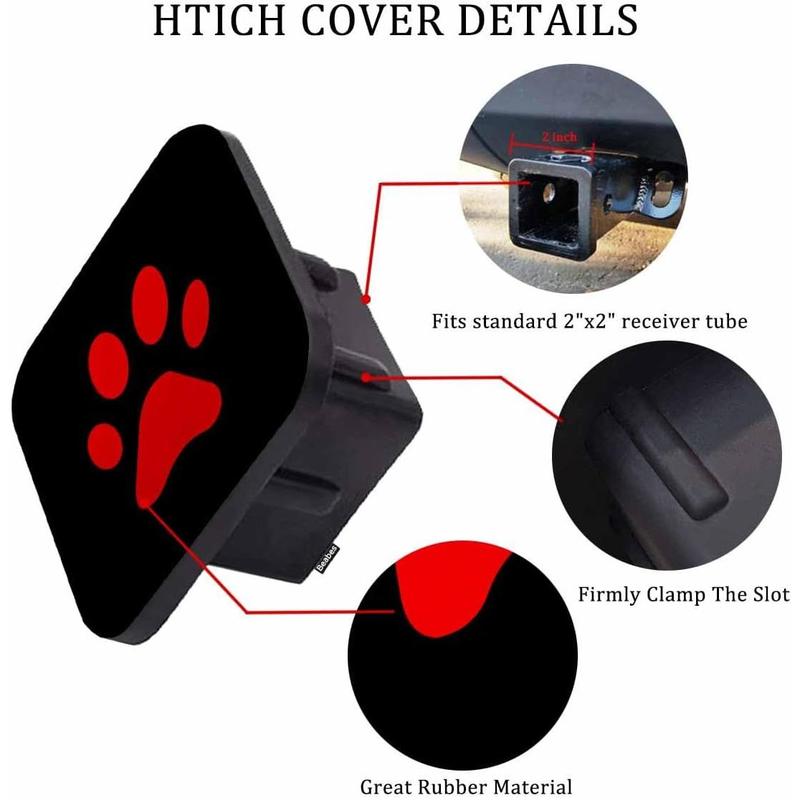 Trailer Hitch Receiver Covers Paw Hitch Cover Protector, Cute Puppy ...