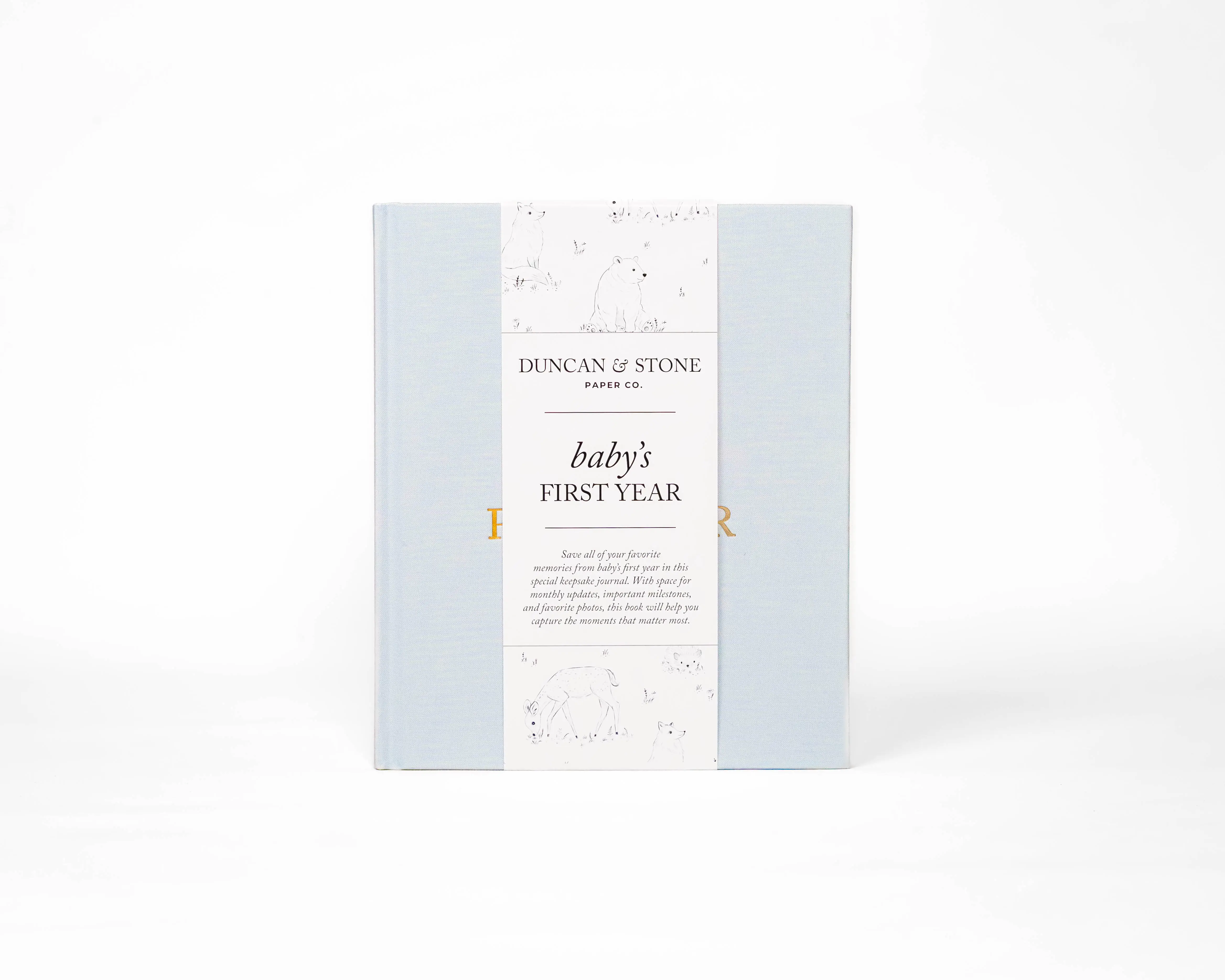 Baby's First Year Memory Book | Keepsake for Milestones, Photos ...