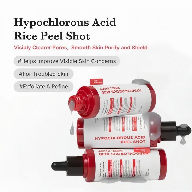 Hypochlorous Acid Rice Peel Shot Duo For Face & Body | Hypochlorous ...