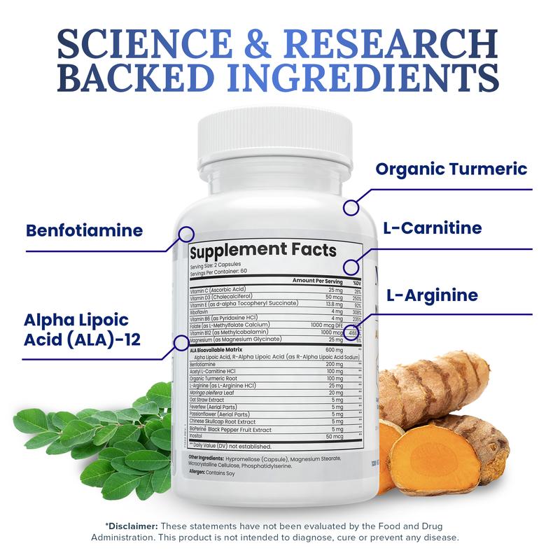 Neurazenx Nerve Support & Peripheral Neuropathy Support Supplement (2-Pack)