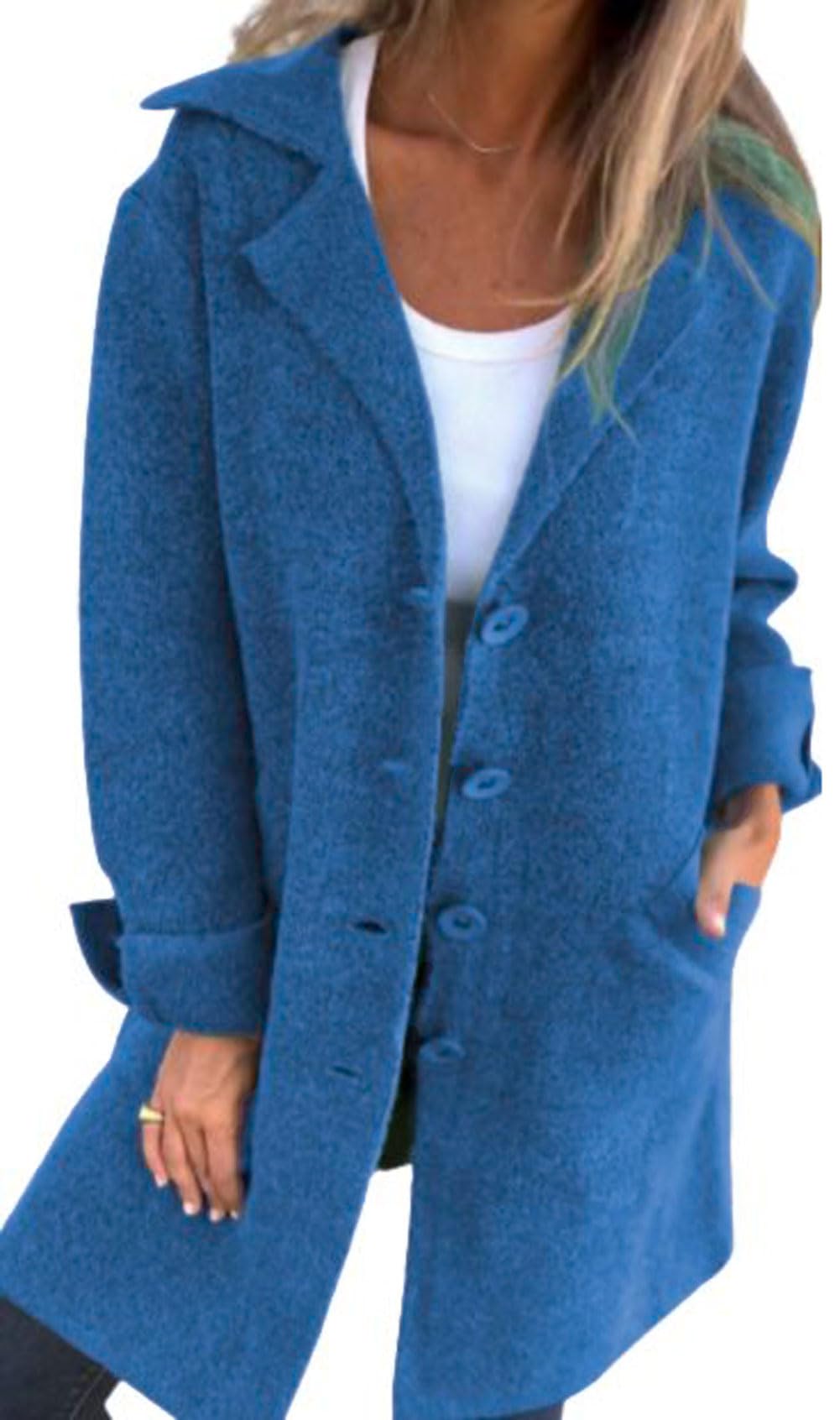 CHARTOU Women's Long Cardigan Knit Blazer Jacket - TikTok Shop