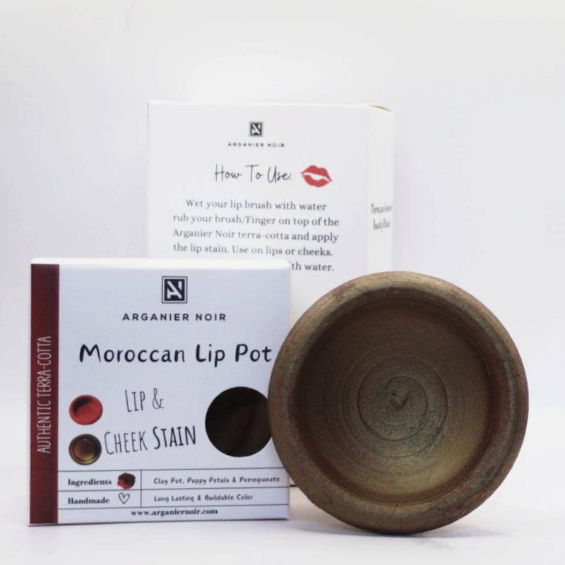 Aker Fassi Lip Clay Pot Brick Color - TikTok Shop