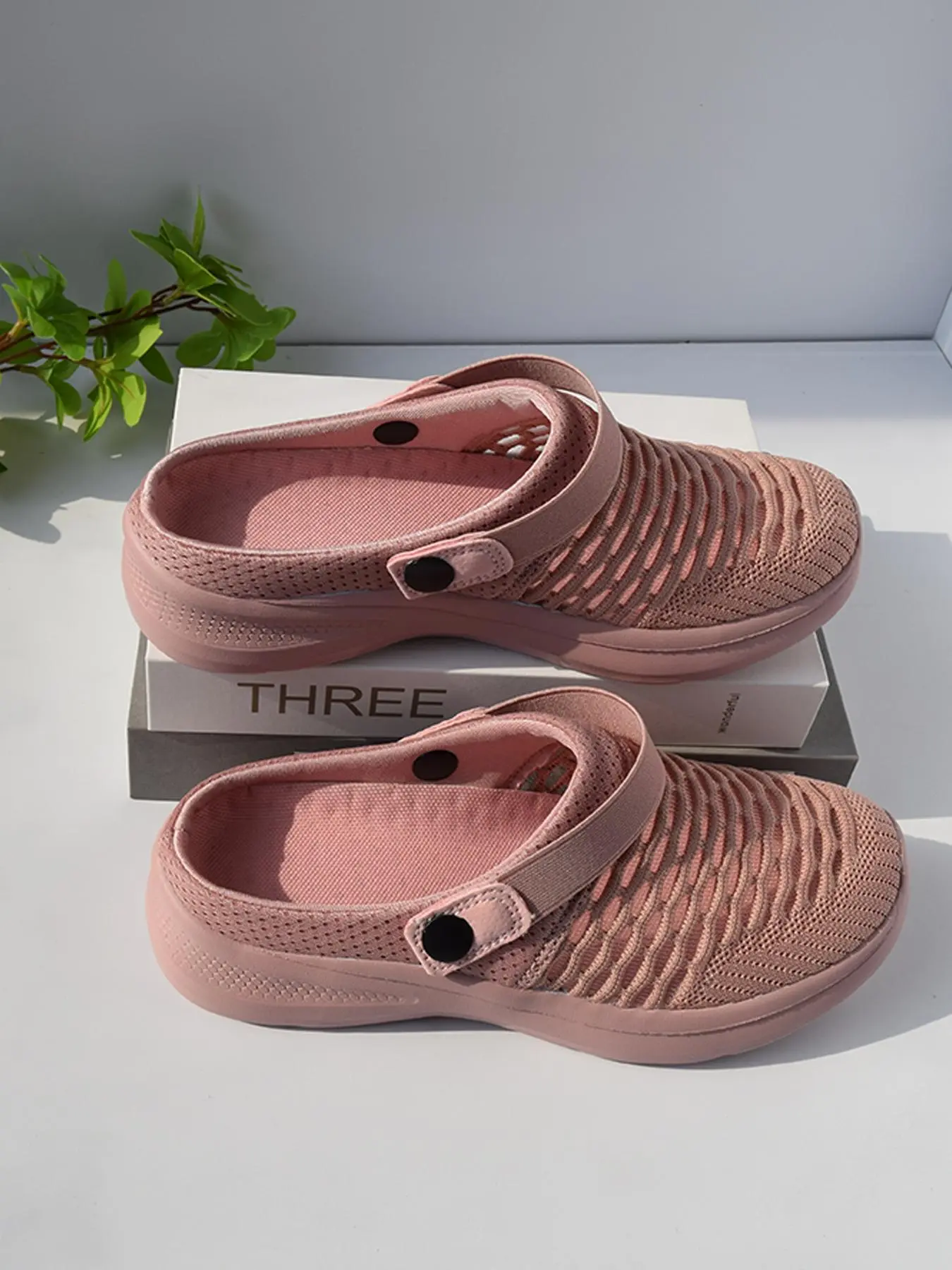 Women's Sporty Breathable Mesh Walking Shoes, Casual Comfortable Slip ...
