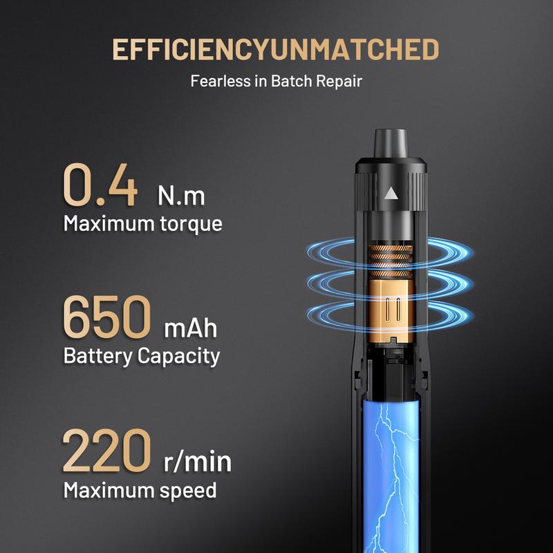 ATUMAN E3 95-in-1 Electric Screwdriver Set with Digital Display ...