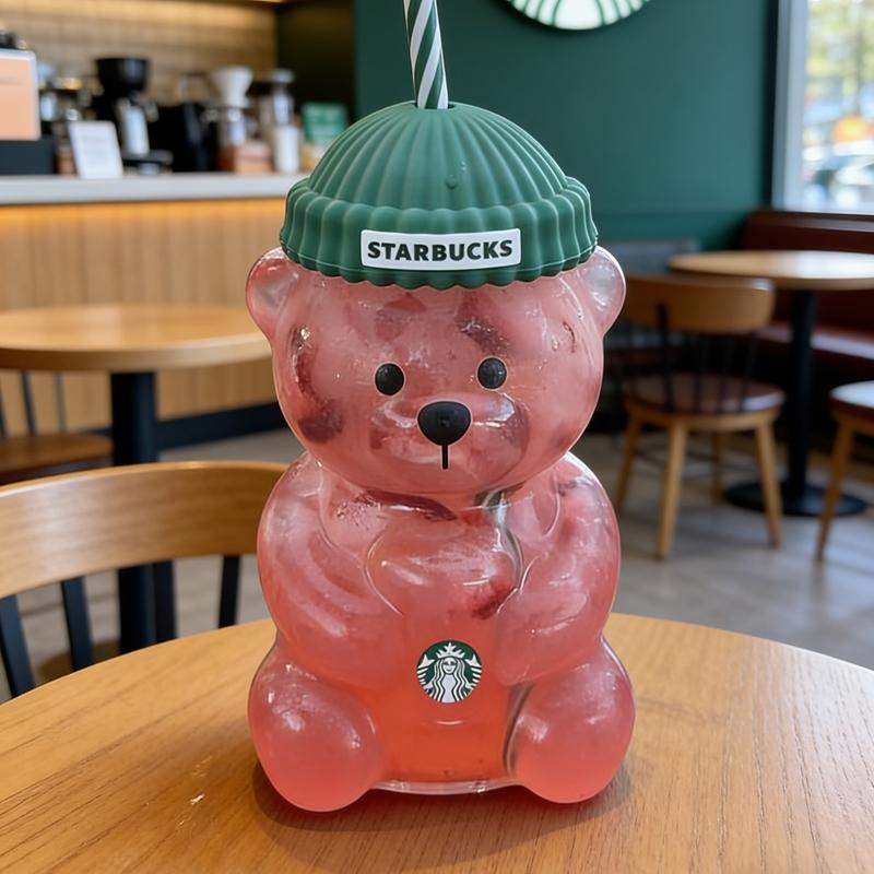 Starbucks 2026 Glass Bearista Cup Limited Edition Bear gift new,1/2Pcs ...