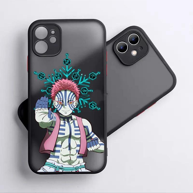 Anime Demo Slayer Cool Tanjiro For iPhone Case 16 15 14 13 12 11 Pro XR ...