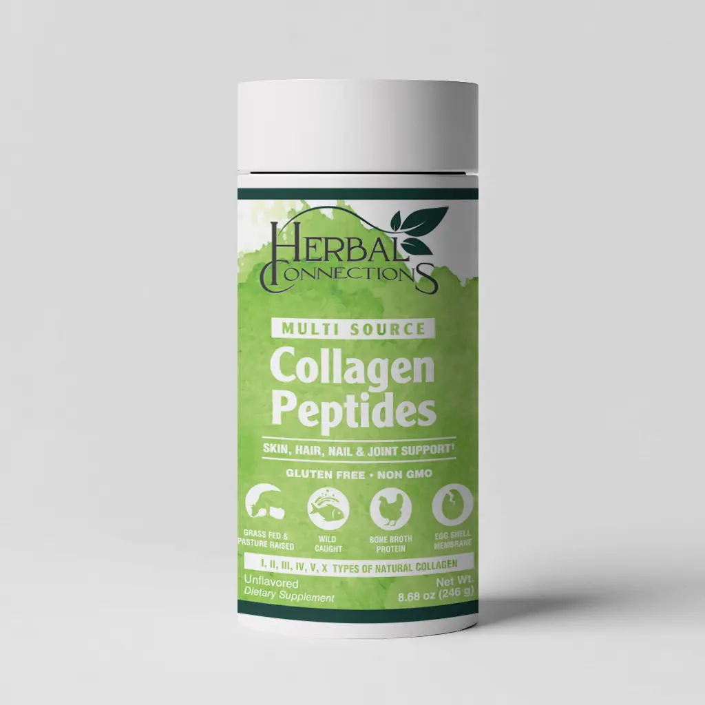 Herbal Connections Multi-Source Collagen Peptides Powder – 10 g Types I ...