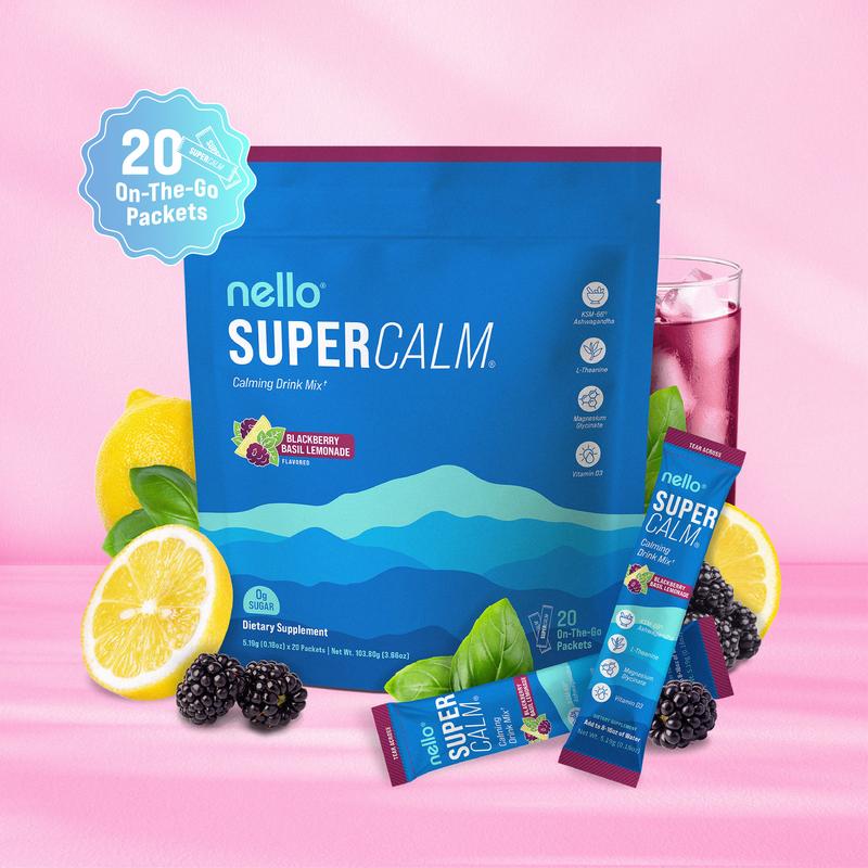 Nello Supercalm – Calming Drink Mix with KSM-66 Ashwagandha, - TikTok Shop
