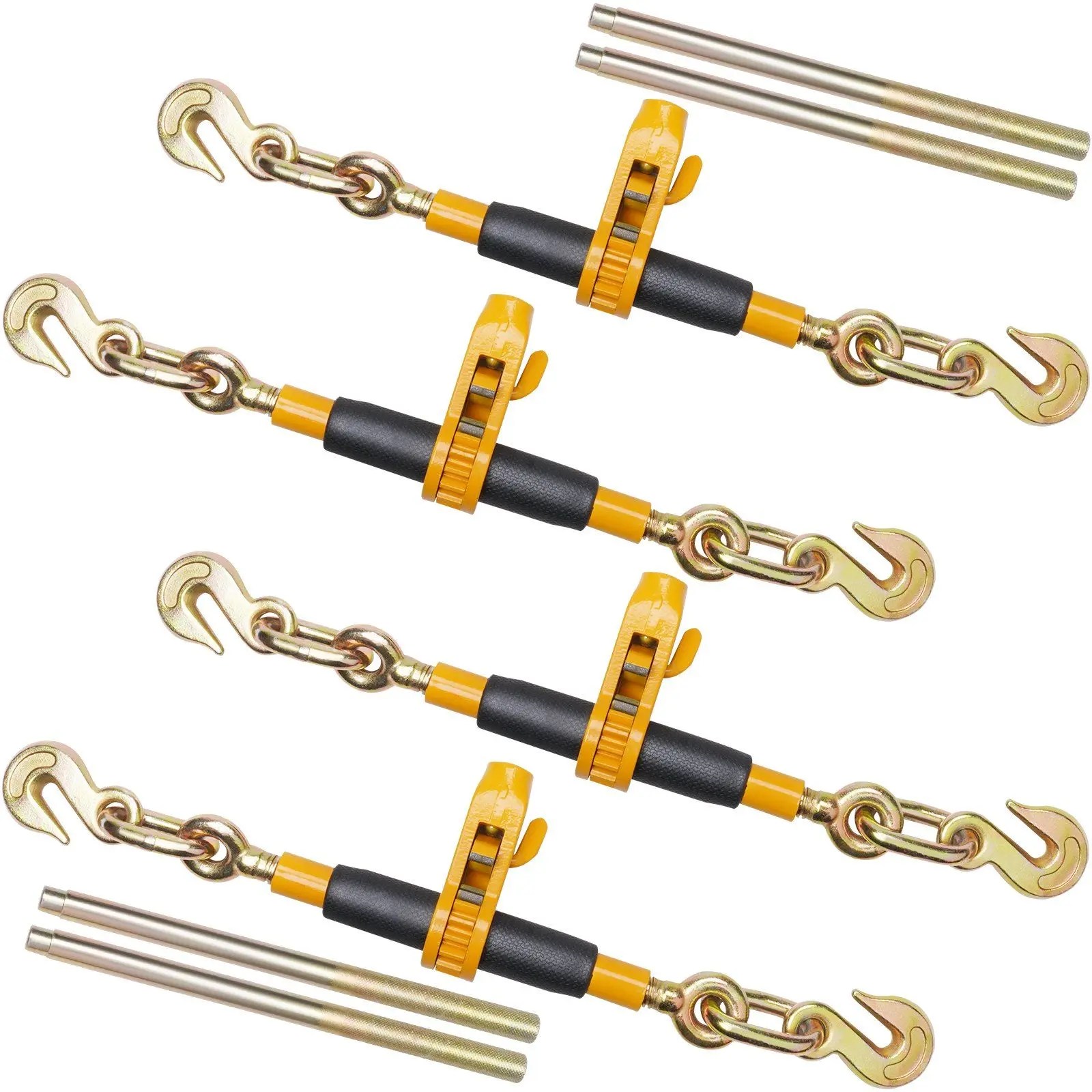 VEVOR Ratchet Chain Binder, 5/16"-3/8" Heavy Duty Load Binders, with ...
