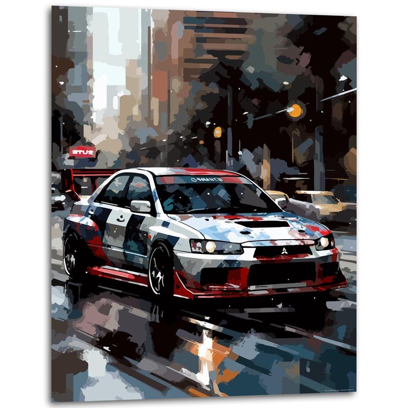 Turbocharged | 2006 Lancer EVO Poster - Car Posters for Boys - TikTok Shop