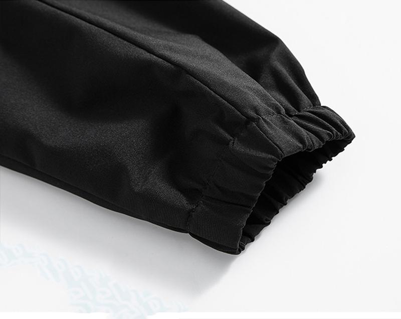 "Men's Solid Color Hooded Jacket | Mountain Logo Design, Suitable for ...