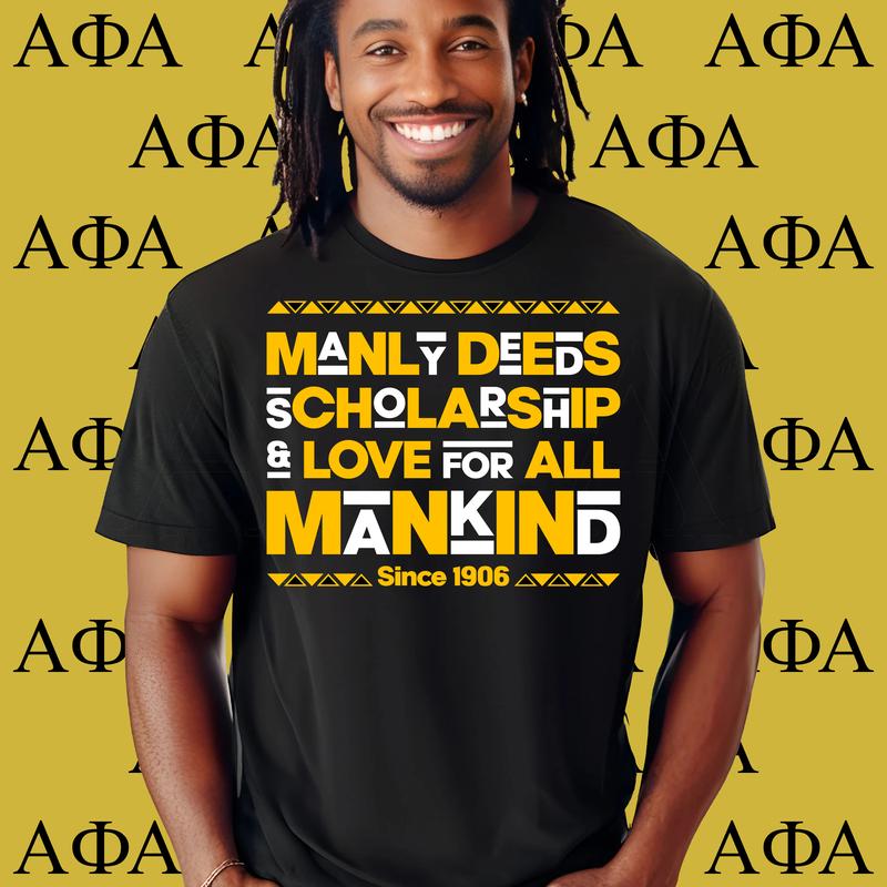 Alpha Phi Alpha T-shirt. 1906 Fraternity Apparel. Alpha 1906 - TikTok Shop