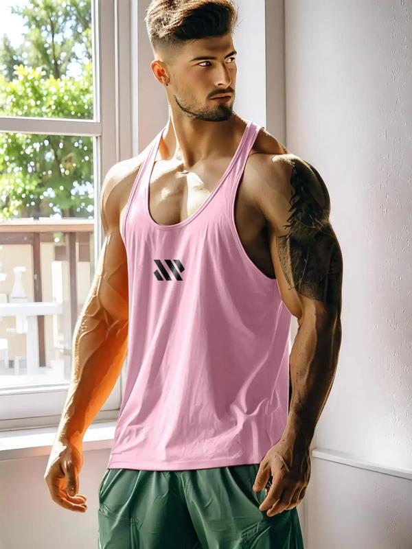 Men's Regular Fit Sports Tank Top, Casual Sporty Breathable Comfortable ...