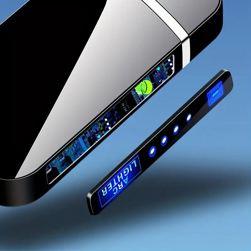 Electric Lighter, Dual Arc, Windproof, LED Battery Indicator, Automatic ...