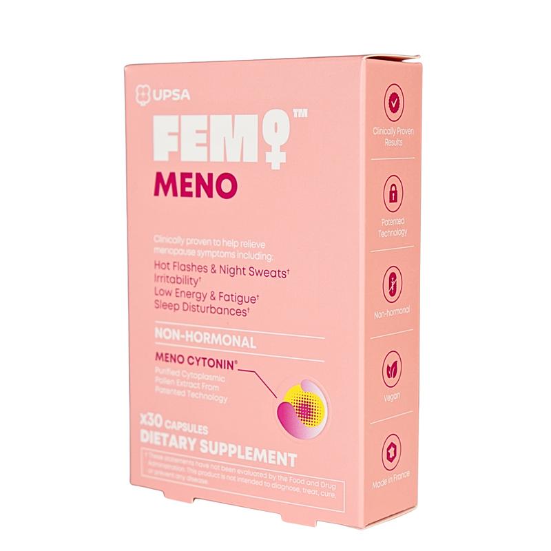 UPSA FEM MENO Non-Hormonal Menopause Support – Clinically Proven Pollen ...