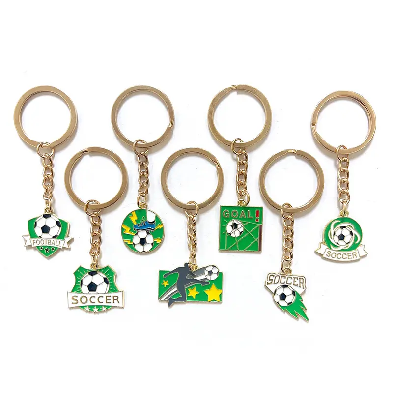 2026 USA Canada Mexico World Cup Football Souvenirs Metal Keychain ...