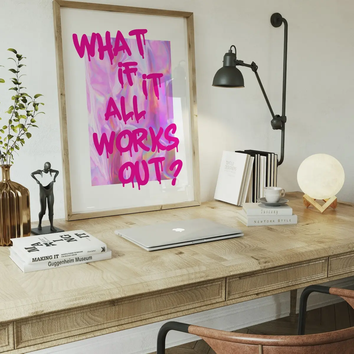 What if - FUNKY Trendy Wall Art Poster |Aesthetic Art Print|Preppy ...