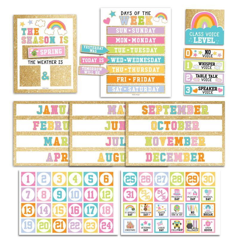Classroom Calendar Set - Bulletin Board Calendar for Classroom, School ...