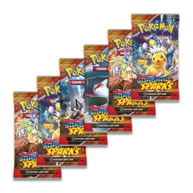 Pokémon TCG: Scarlet & Violet Surging Sparks Booster Pack - 10 Cards ...