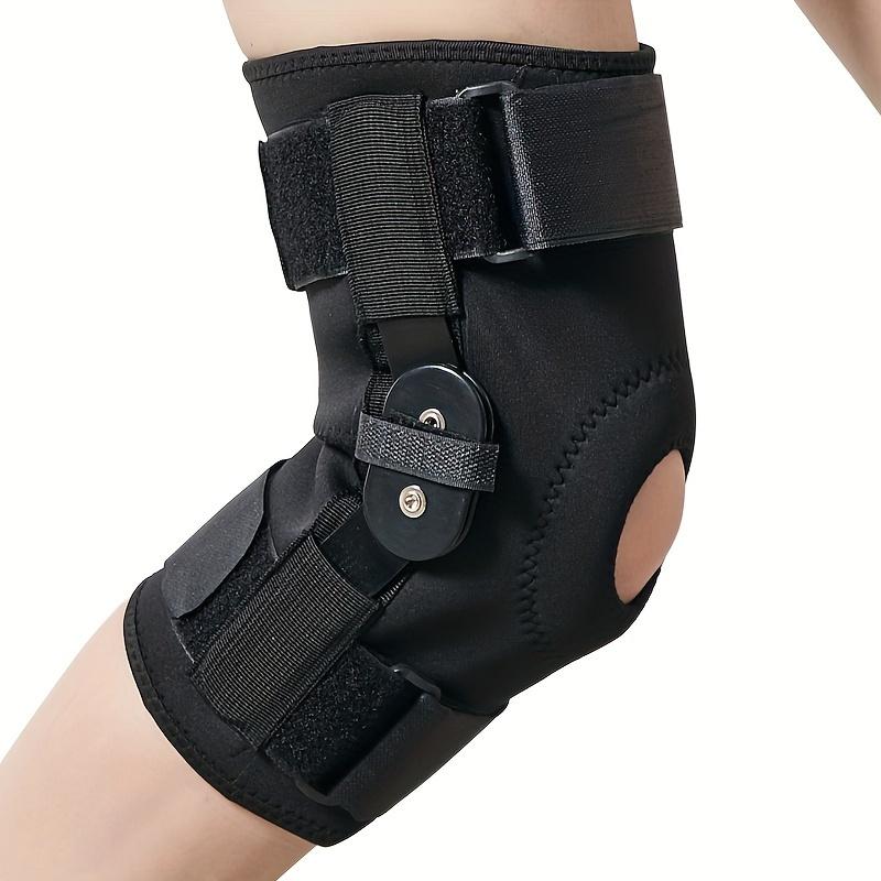 Hinged Knee Brace with Side Stabilizers-Support Patella & Meniscus ...