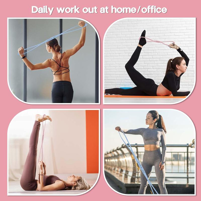 Figure 8 Resistance Bands for Women - High-Elasticity Silicone Bands ...